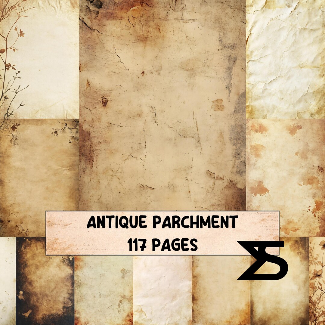 Antique Parchment Vintage Junk Journal Kit With Aged Papers Ephemera ...