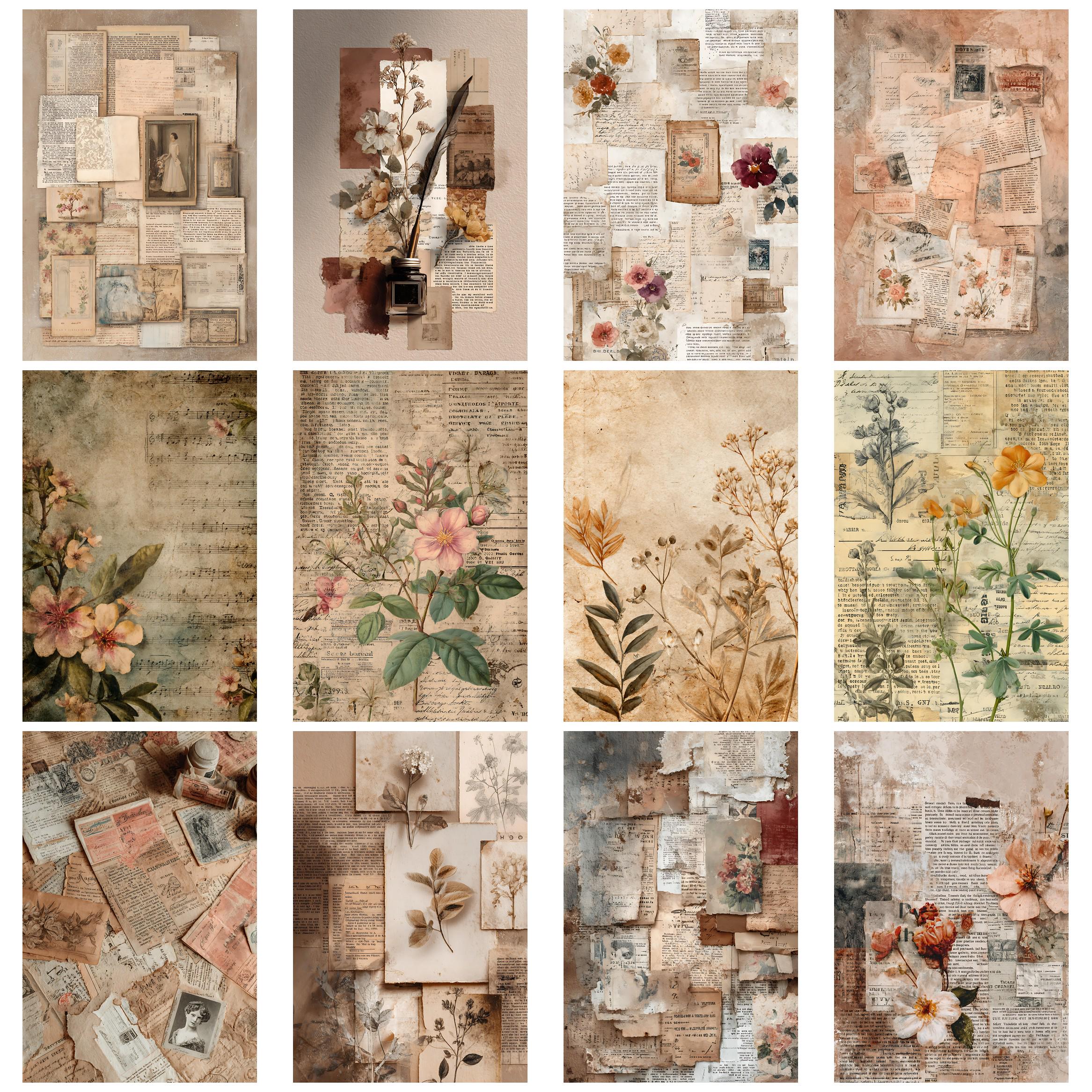 Newspaper Ephemera Mix Vintage Newspaper Pages Ephemera Pack for Junk ...