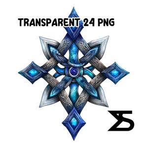 Watercolor Celtic Rune PNG Image on Transparent Background, Digital ...