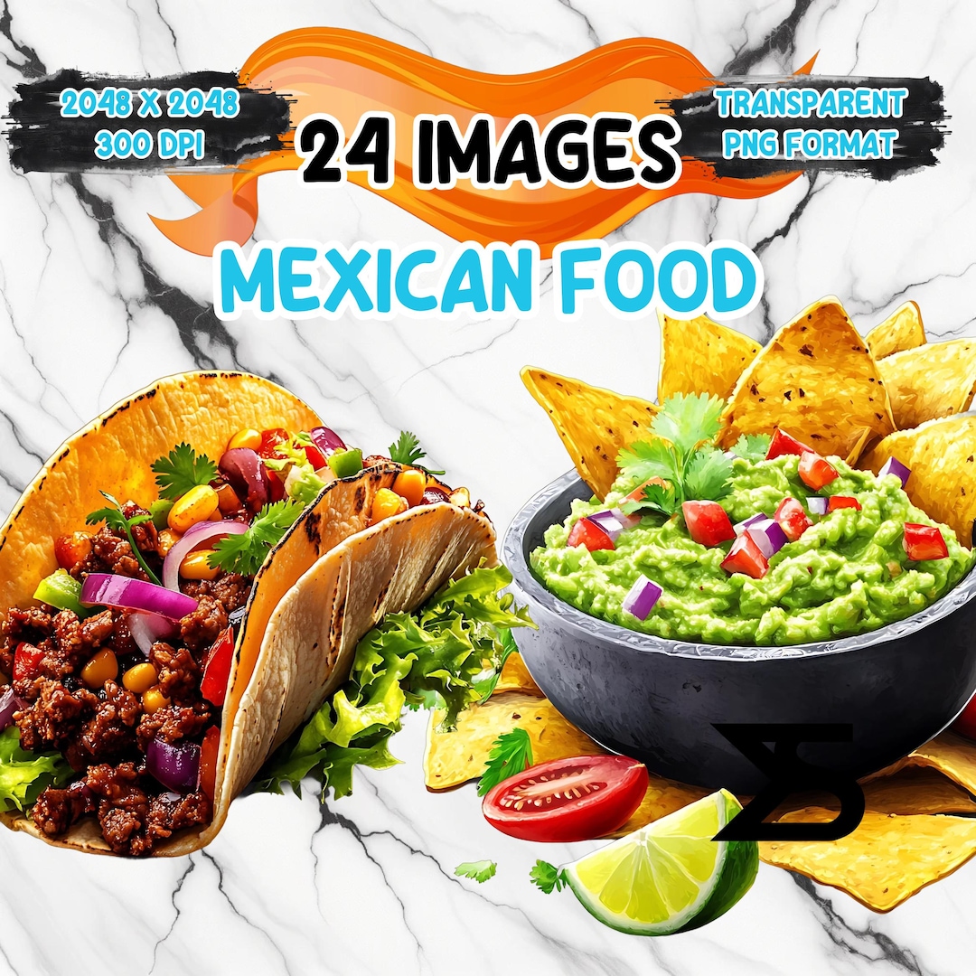 Watercolor Mexican Food PNG Image With Transparent Background, Mexican ...