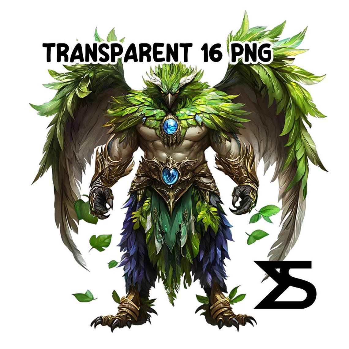 Watercolor Earth Guardian PNG Image on Transparent Background, Digital ...