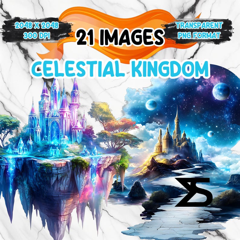 Watercolor Celestial Kingdom PNG Image With Transparent Background ...