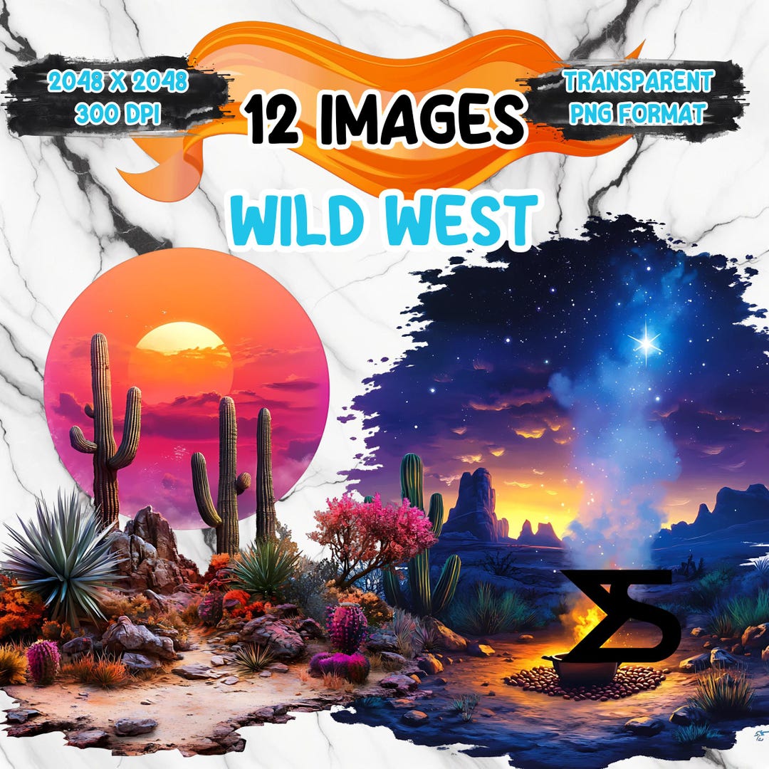 Watercolor Wild West PNG Image With Transparent Background, Wild West ...