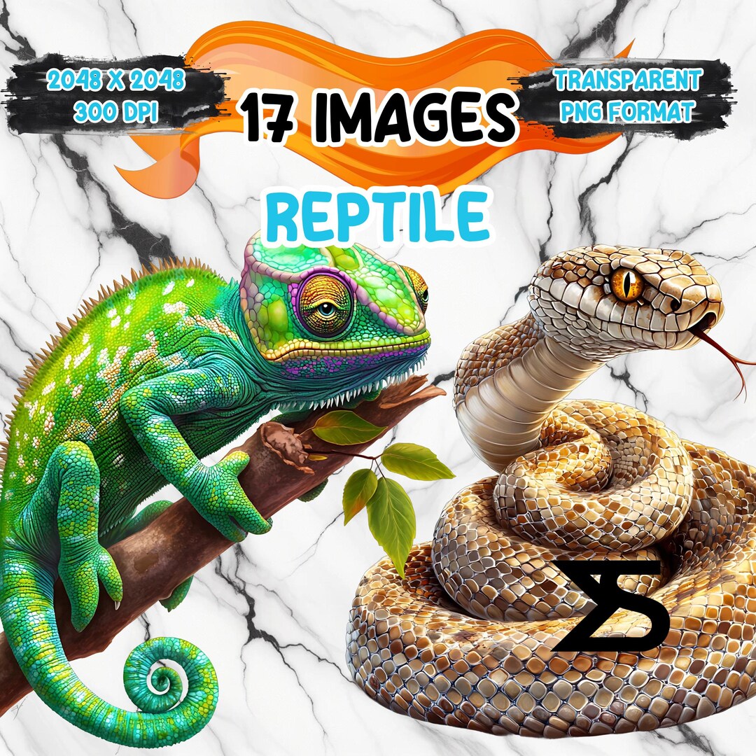 Watercolor Reptile PNG Image With Transparent Background, Reptile ...