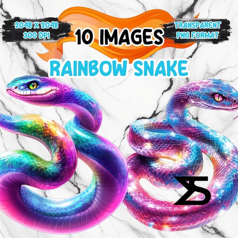 Rainbow Snake - Etsy