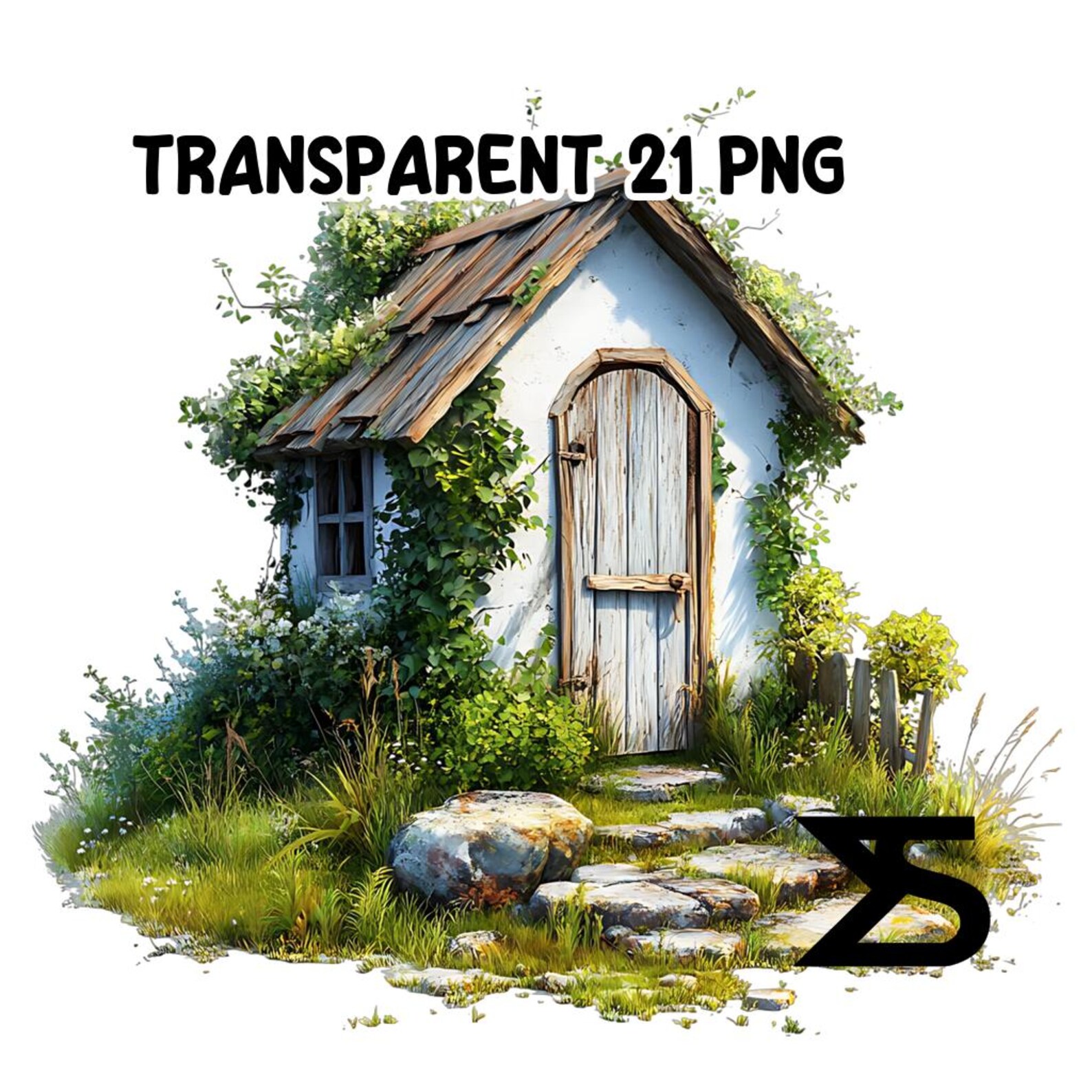 Watercolor Shed PNG Image on Transparent Background, Digital Sticker ...