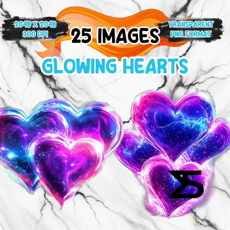 Glowing Heart - Etsy