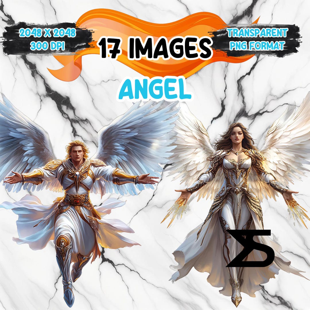 Watercolor Angel PNG Image, Christian Clipart Bundle, Commercial Use ...