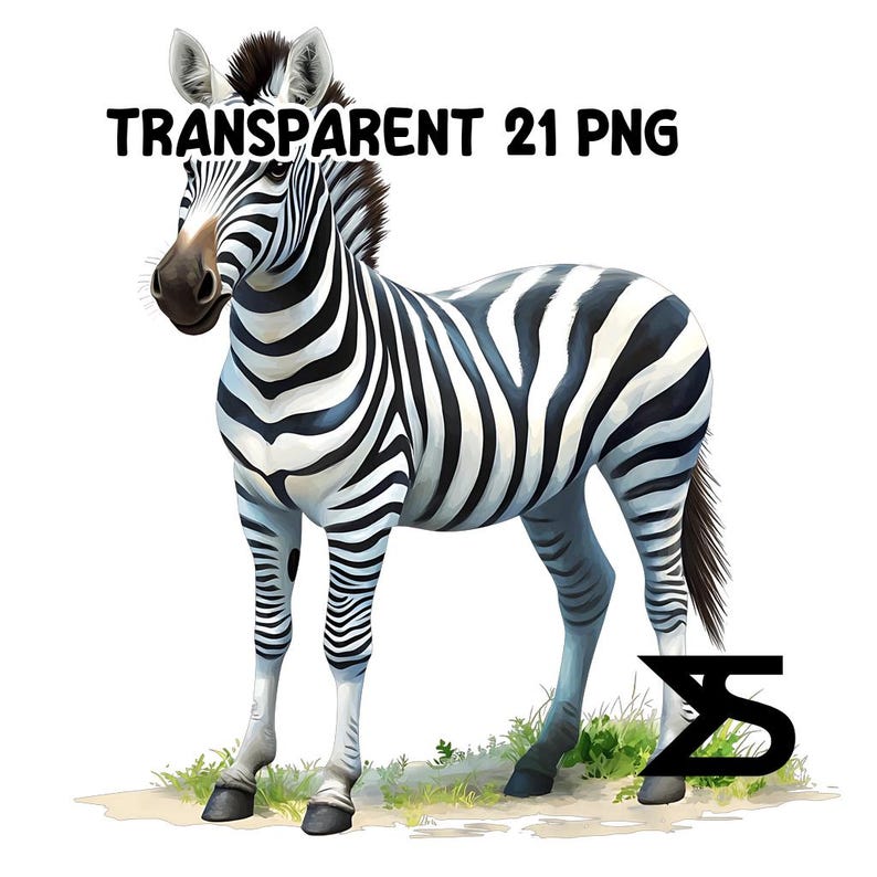 Watercolor Grassland Animal PNG Image With Transparent Background ...