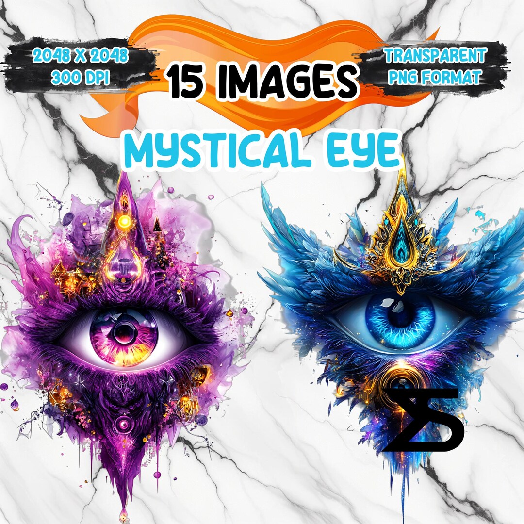Watercolor Mystical Eye PNG Image on Transparent Background, Digital ...