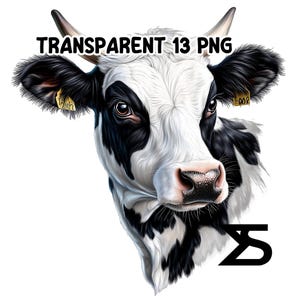 Kuh Clipart Bundle, Instant Download, kommerzielle Nutzung, Planer ...