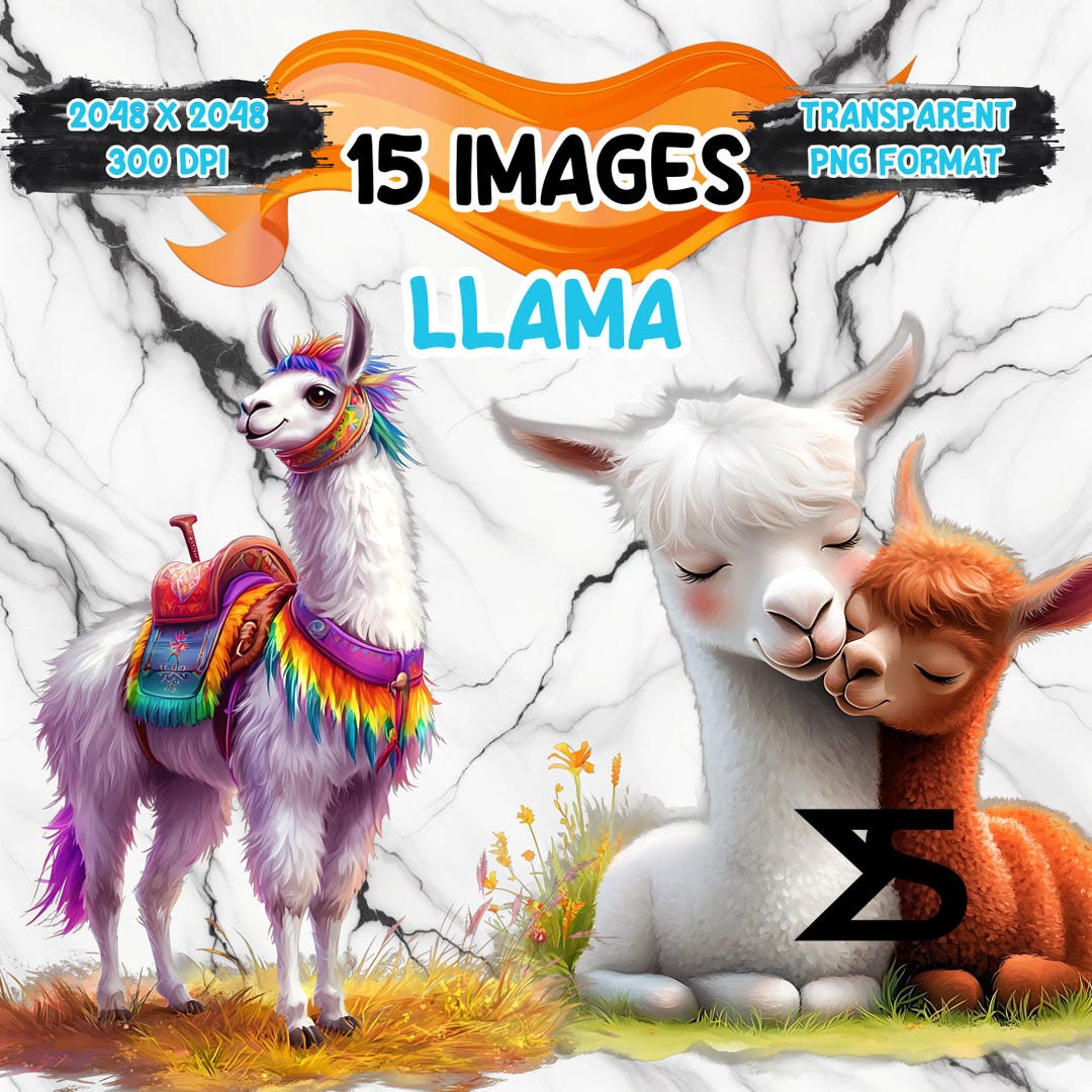 Watercolor Llama PNG Image With Transparent Background, Llama Clipart ...