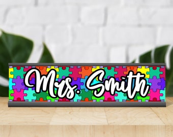 Autism Name Plate - Etsy