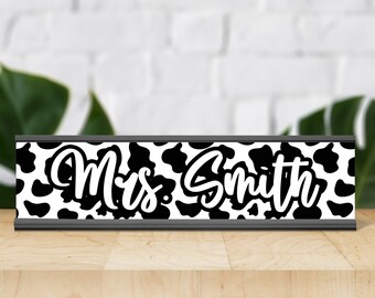 Cow Print Desk - Etsy
