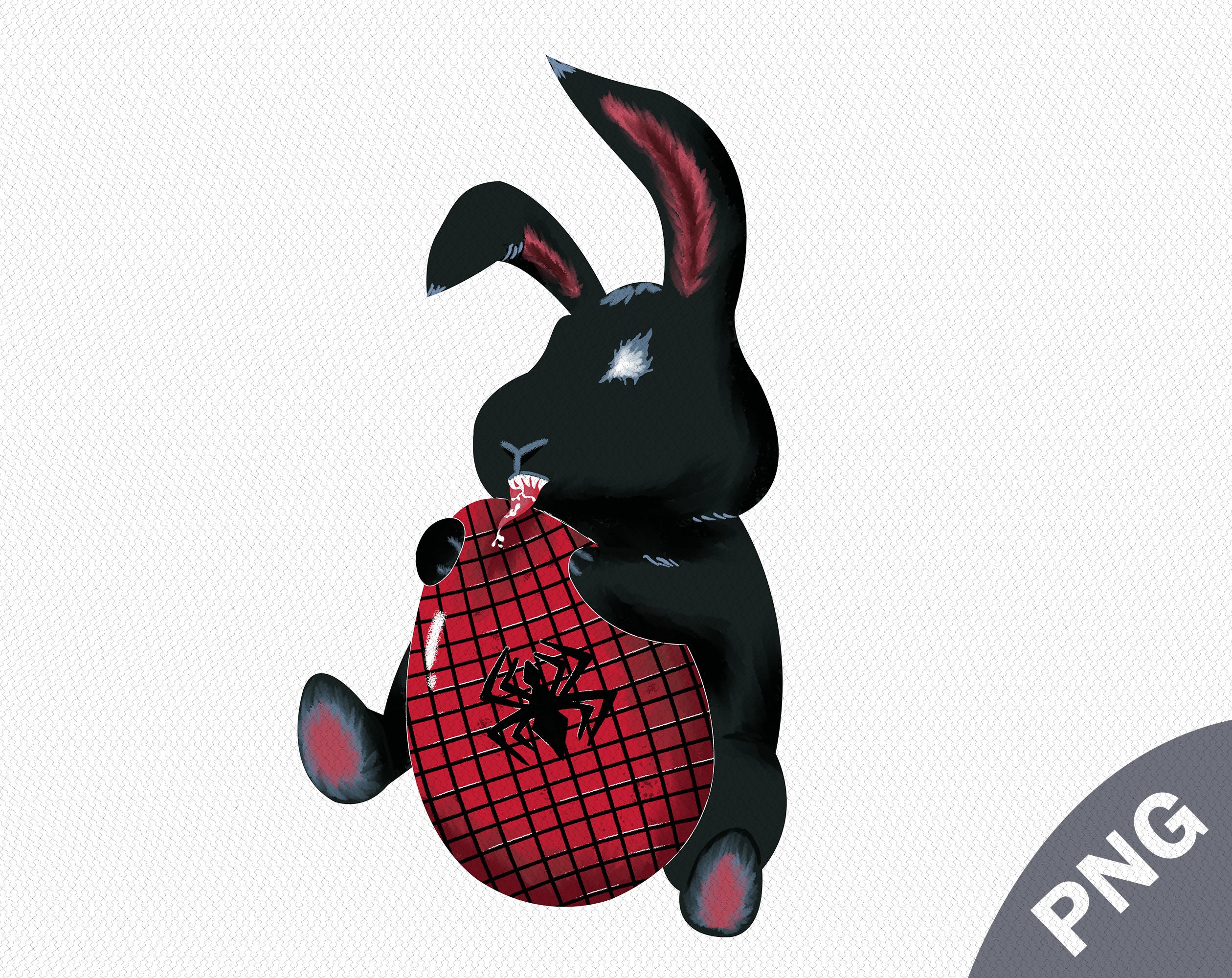 Venom Bunny and Spiderman Eggs PNG, Marvel Easter Design, Spiderman Egg ...