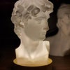 Michelangelo David Bust Lamp: Pink LED Neon Art Decor - Etsy