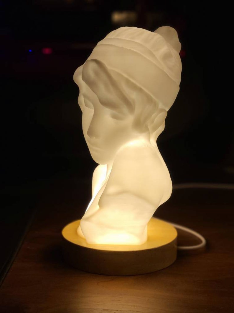 Sappho Bust Lamp Statue of the Poet Sappho Greek Sculpture - Etsy