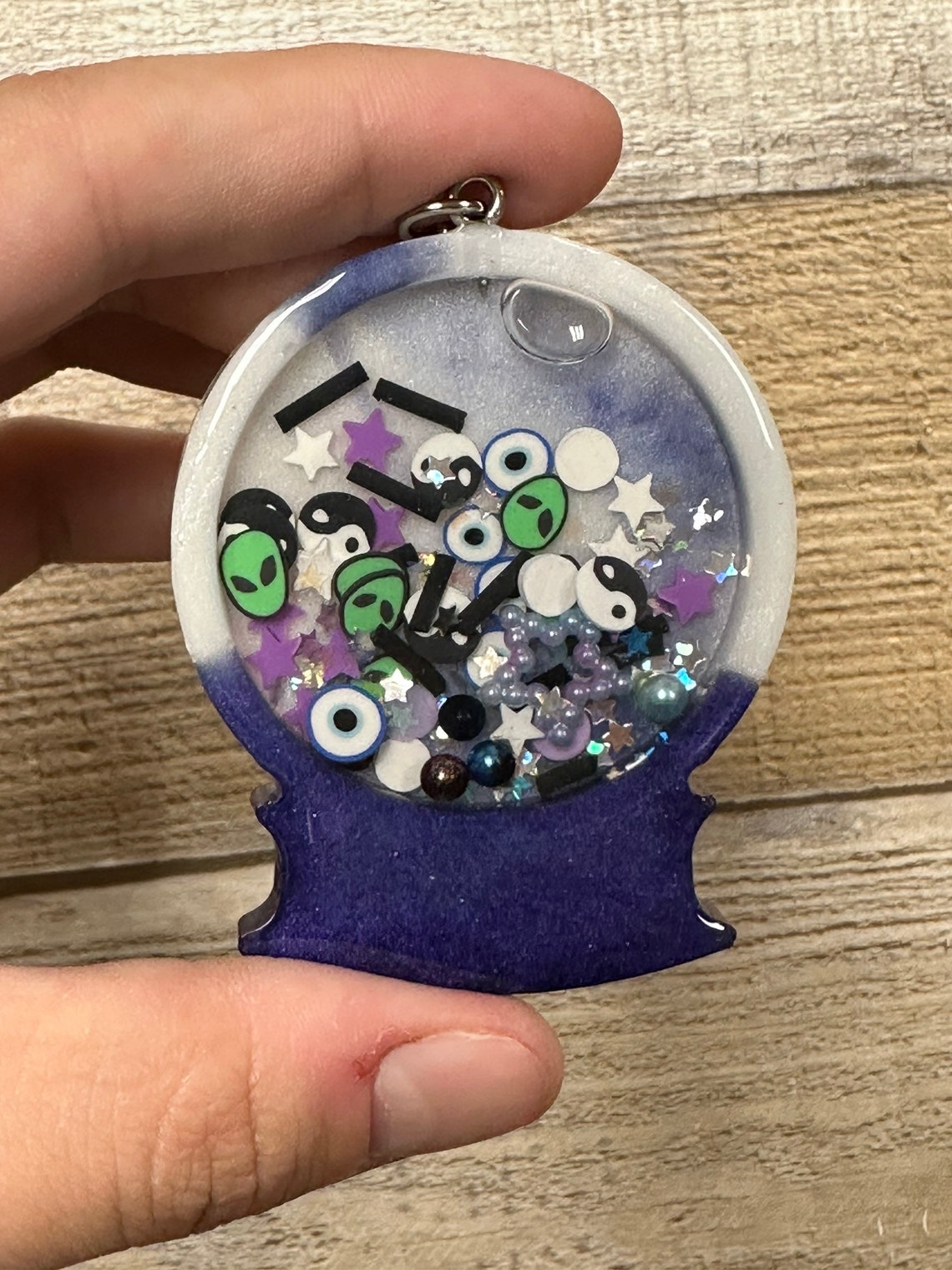 Crystal Ball Resin Shaker Kawaii Cute Resin Shaker Shaker - Etsy