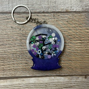 Crystal Ball Resin Shaker Kawaii Cute Resin Shaker, Shaker Keychain ...