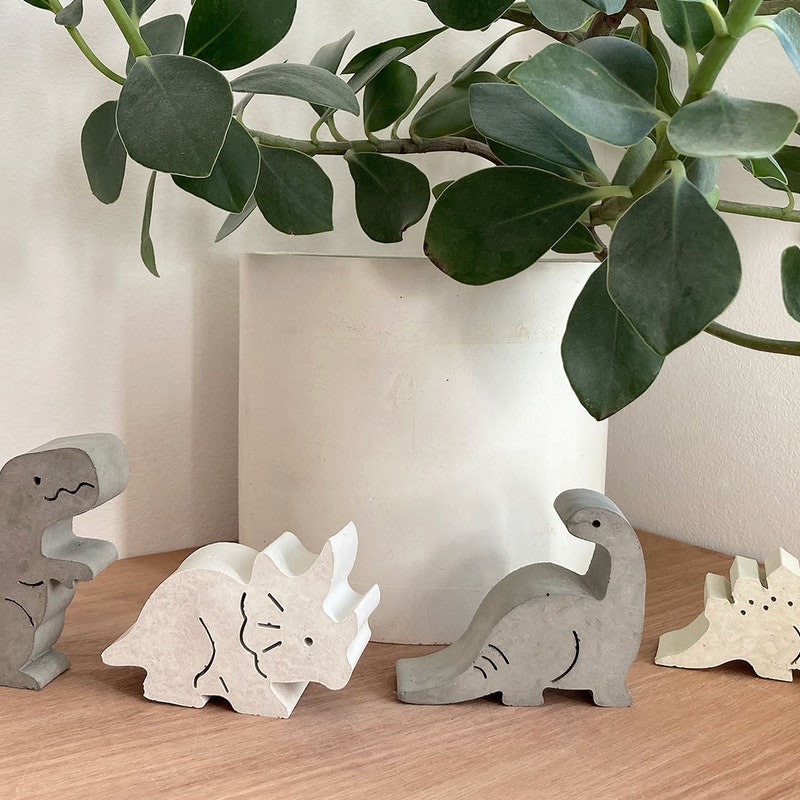 Concrete Dinosaur - Etsy UK