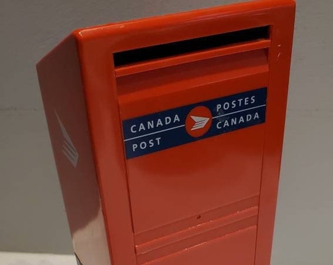 Vintage 1990's Canada Post Iconic Street Corner Mailbox Piggy Savings ...