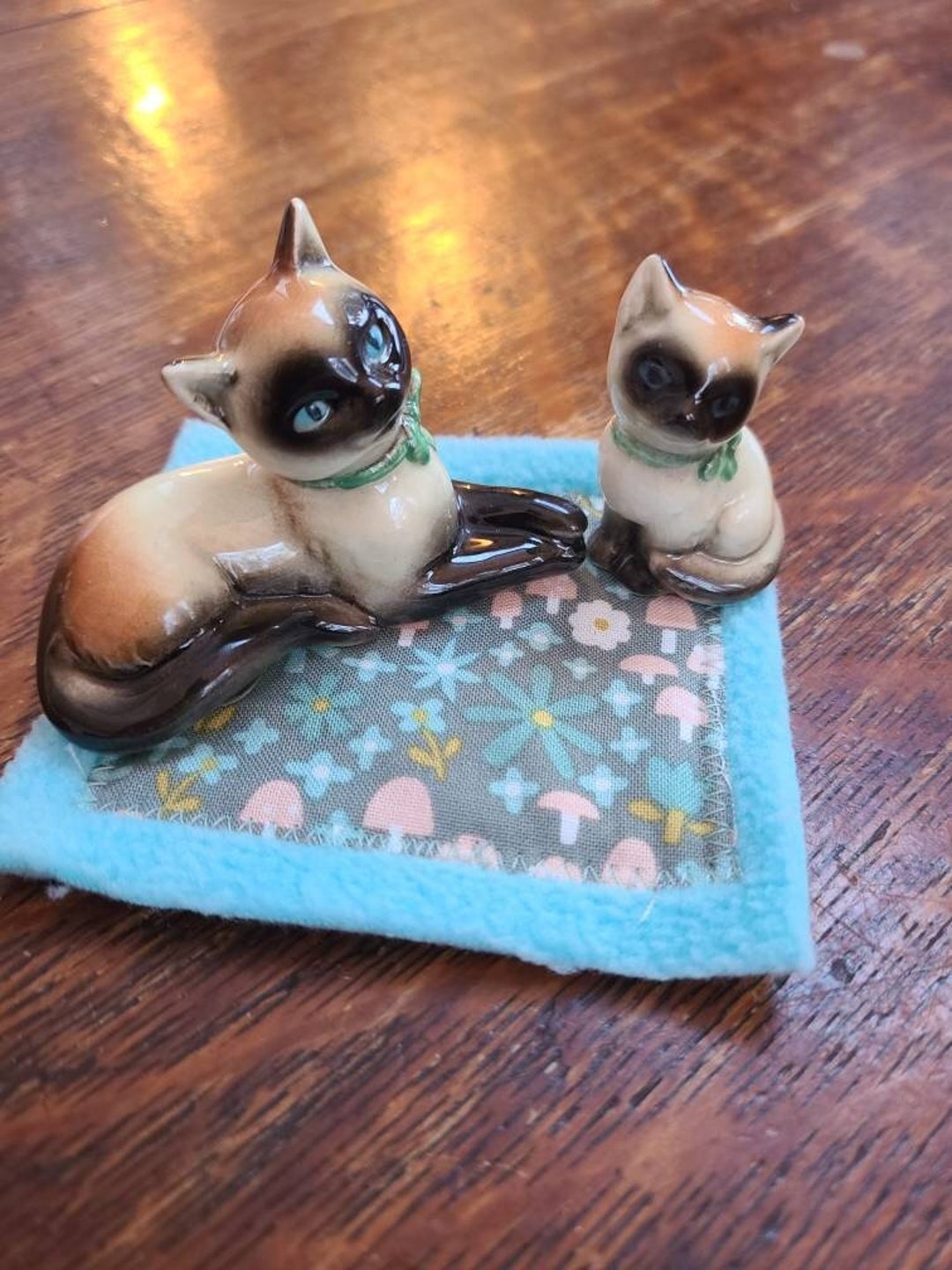 Vintage Goebel Siamese Cat Figurines, Adorable Blue Eyes, 1950's ...
