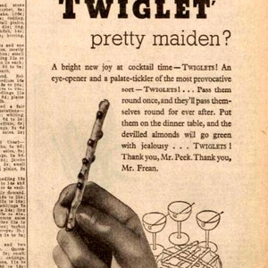 Vintage Tin Peek Frean's Twiglets Made in England Advertising Rare Hard to Find, Special Edition ...