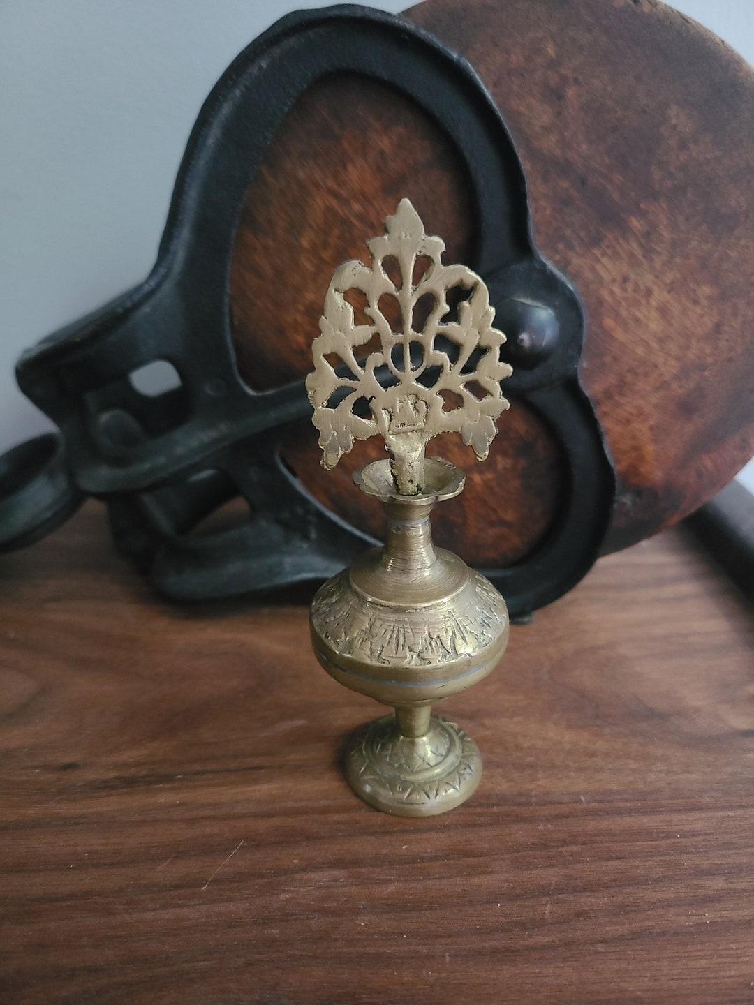 Antique Brass Surmadani Perfume Eye Mascara Bottle Hand Crafted ...