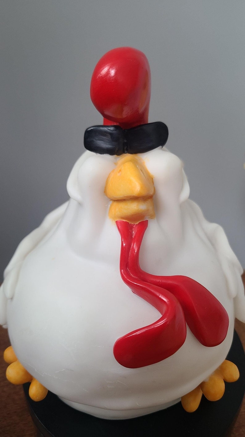 Original Paolo Chiari FAT Rooster Piggy Bank W/stopper Vintage 1970's ...