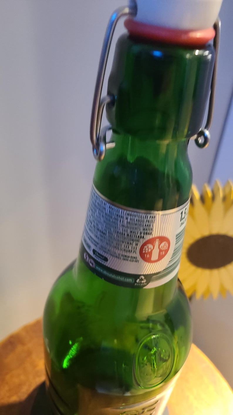 Massive GROLSCH BEER Bottle 14-1/2" Vintage Grolsch Premium Lager ...