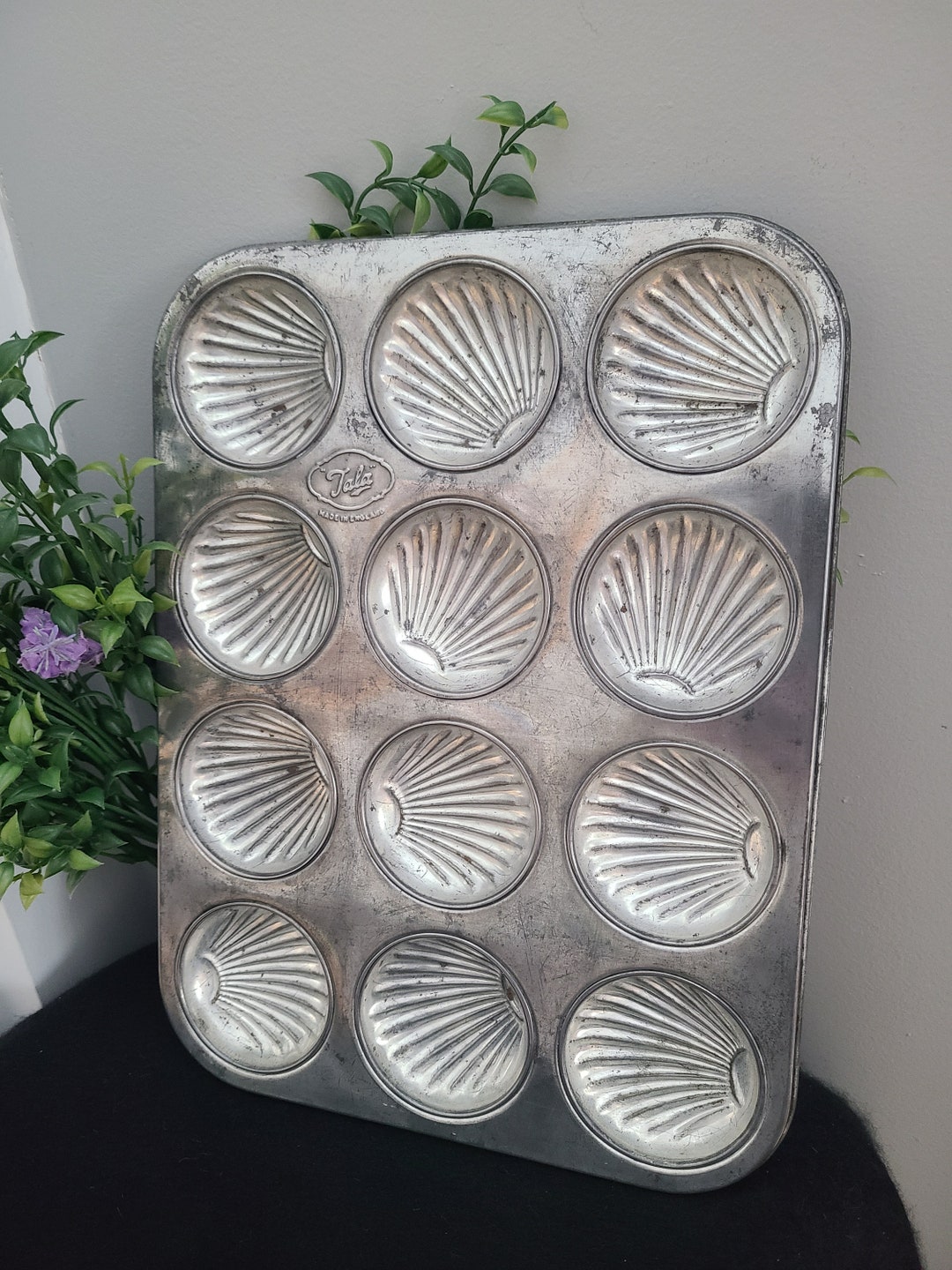 Vintage TALA Madelaine Baking Tin, Shell Shaped ALUMINUM Mould Cookie ...