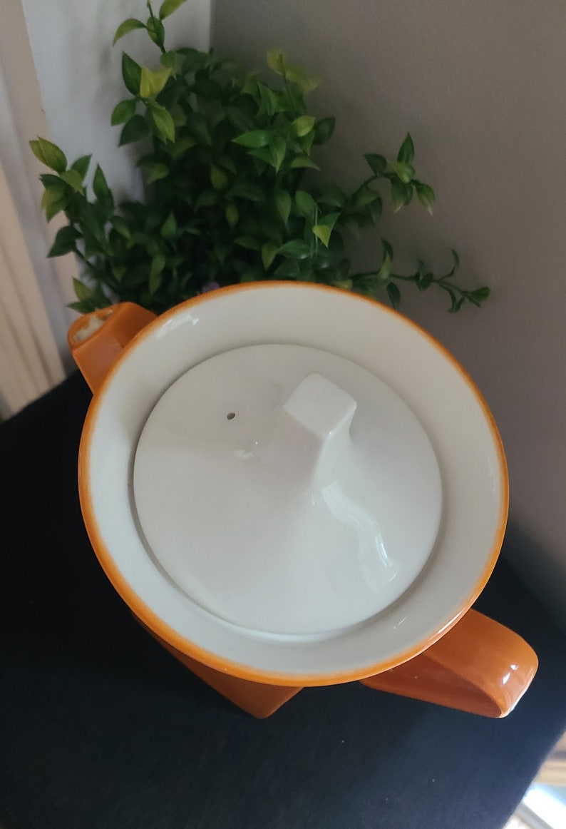 Johnson Brothers Coffee Pot, Art Deco Style SAFFRON Mid-century Java ...