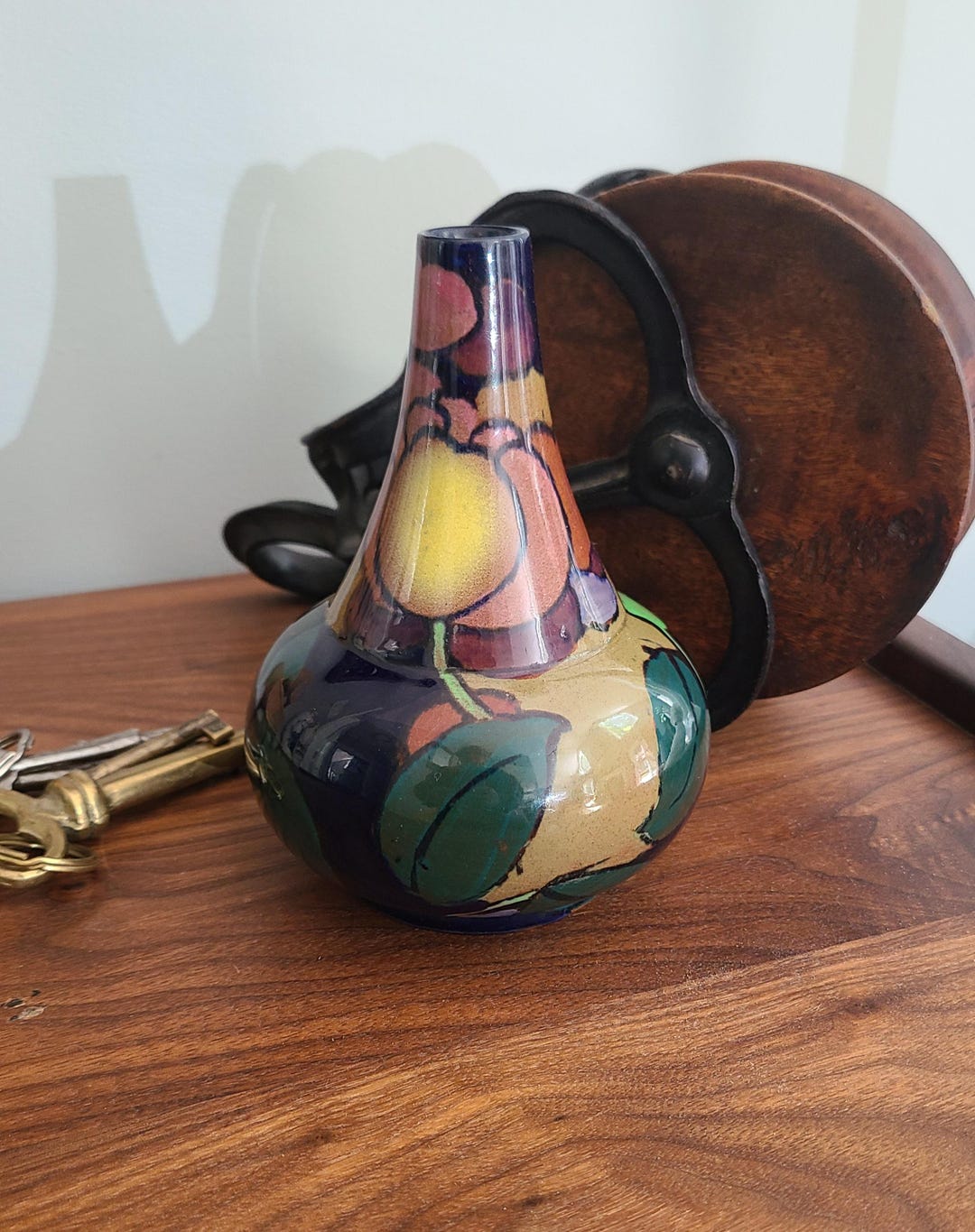 Antique Royal Stanley Jacobean ‘rosa' Flower Vase, Rare Eclectic ...