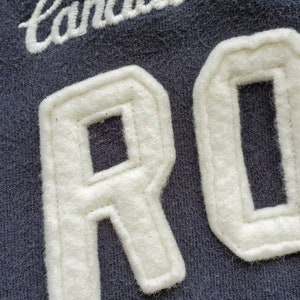 Vintage Roots Canada Outdoors Hoodie, Navy Blue W/ Full Zipper, Spell ...