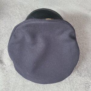 Vintage Canada Post Delivery Man Uniform Cap, Dark Navy Wool Cap Size ...