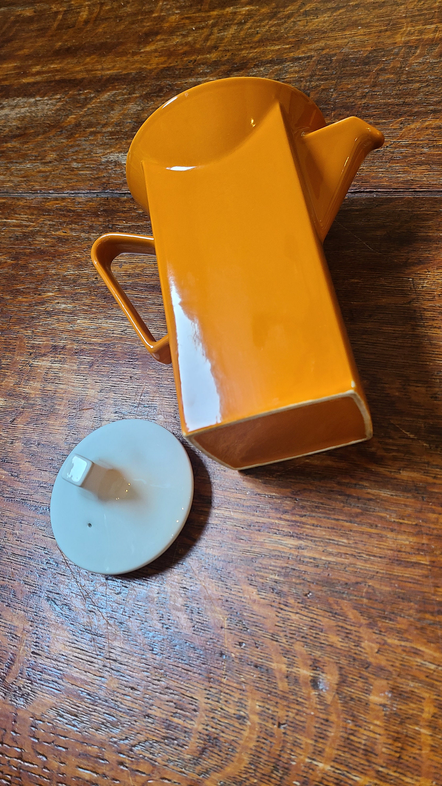 Johnson Brothers Coffee Pot, Art Deco Style SAFFRON Mid-century Java ...