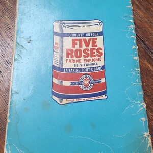1959 La Cuisinière FIVE ROSES Cookbook in FRENCH, Softcover Illustrated ...