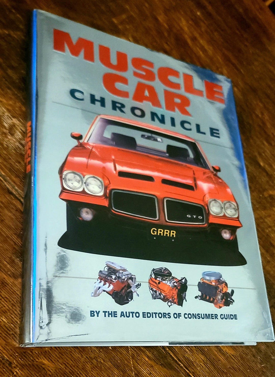 Muscle Cars Chronicle Vintage Illustrated Coffee Table Book Hardcover ...
