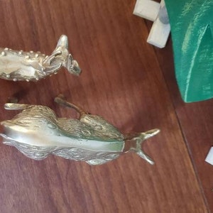 Vintage Brass Stag and Doe Deer Figurines CLASSY Mid-century Modern ...