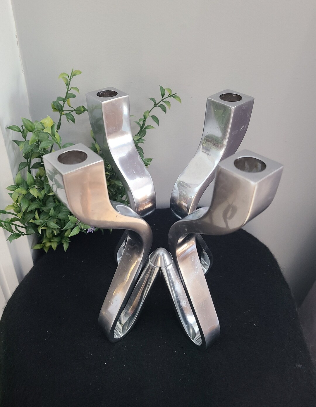 Vintage Biomorphic Chorus Candelabra by Karim Rashid for Umbra, Danish ...