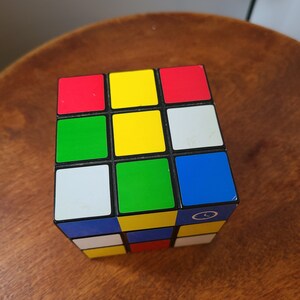 Vintage Retro Rubik's Cube Alarm Clock RARE W/date & Temperature Desk ...