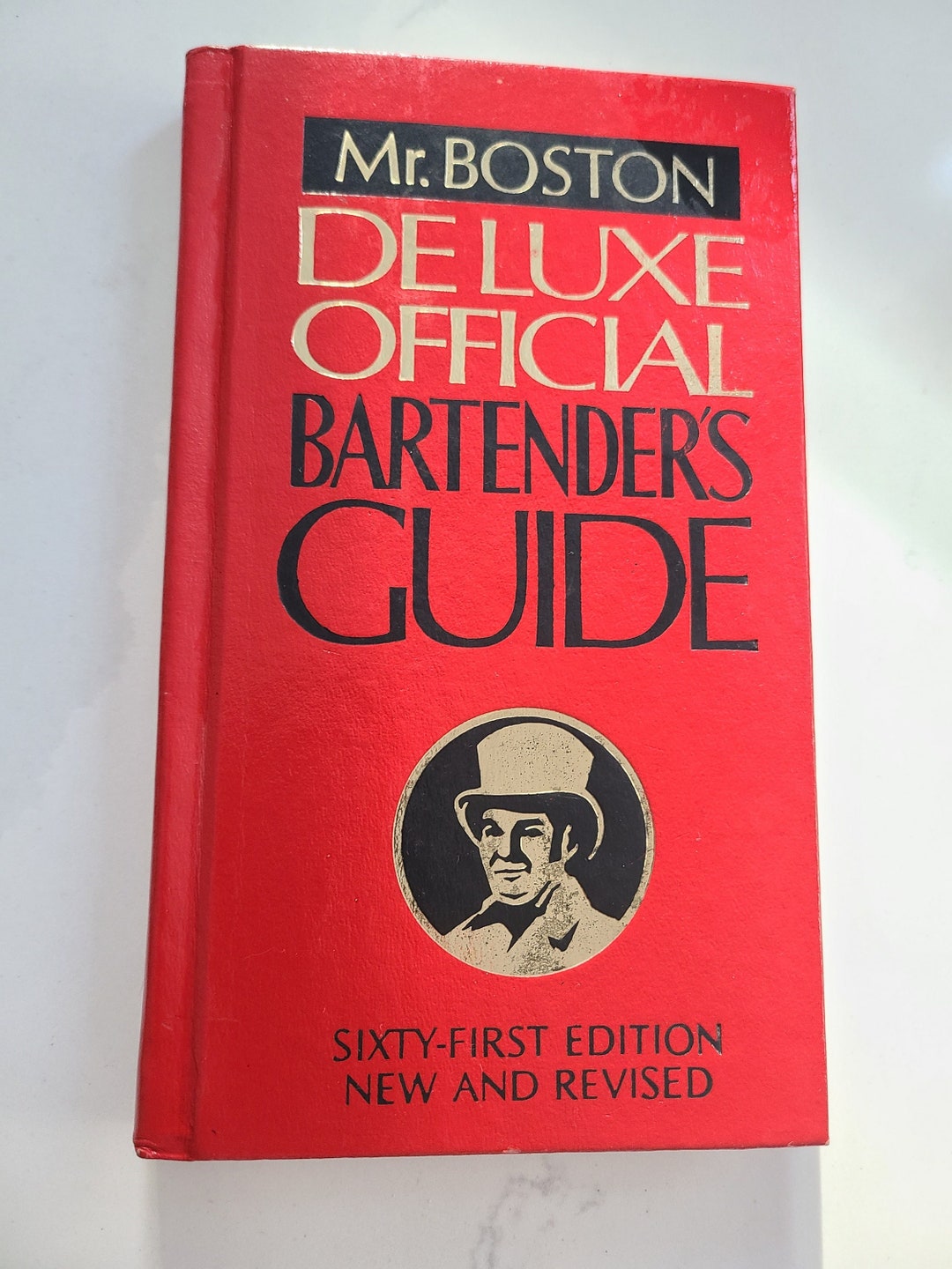 Mr. Boston Deluxe Official Bartender's Guide 1980's, Vintage Hardcover Bartending Recipe Book ...