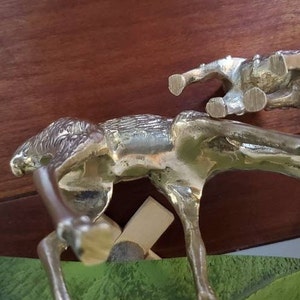 Vintage Brass Stag and Doe Deer Figurines CLASSY Mid-century Modern ...