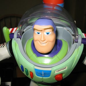 Buzz Lightyear "the Big One" Telephone 1996 Brooktel, Light up Rocket ...