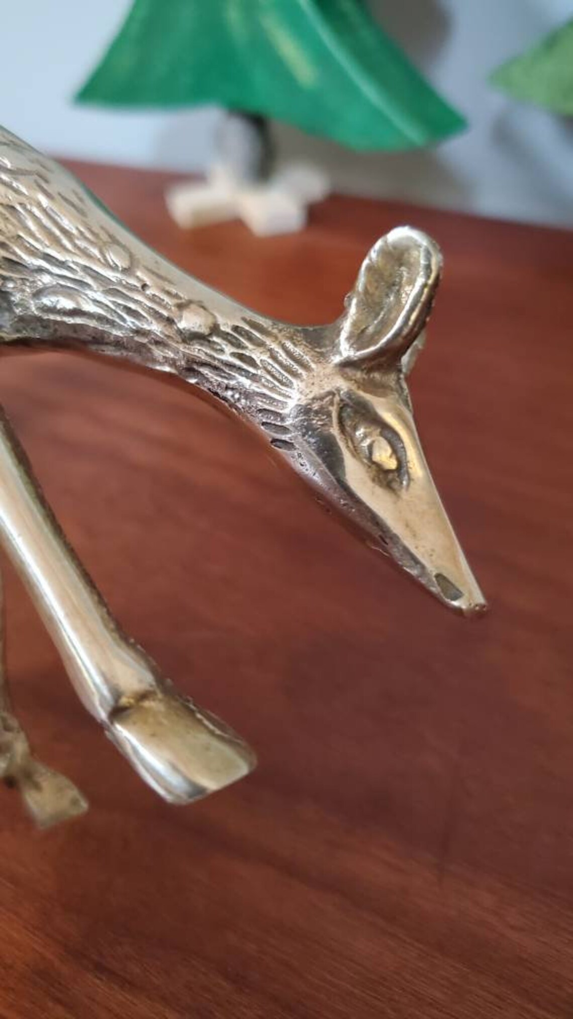 Vintage Brass Stag and Doe Deer Figurines CLASSY Mid-century - Etsy