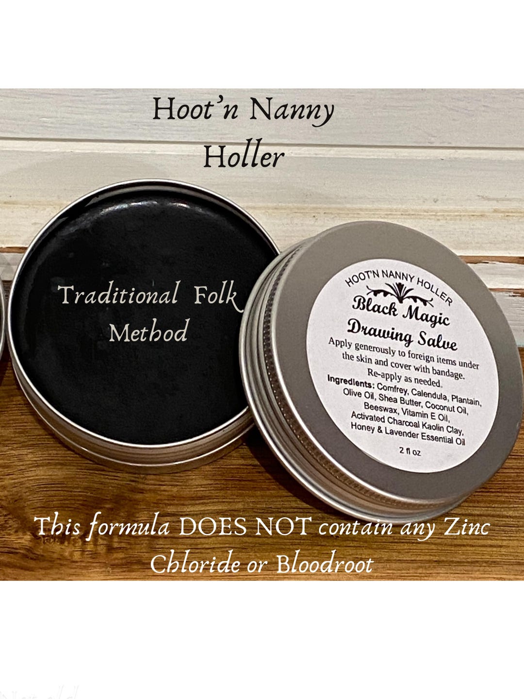 All Natural Black Magic Drawing Salve From Hoot'n Nanny Holler ...