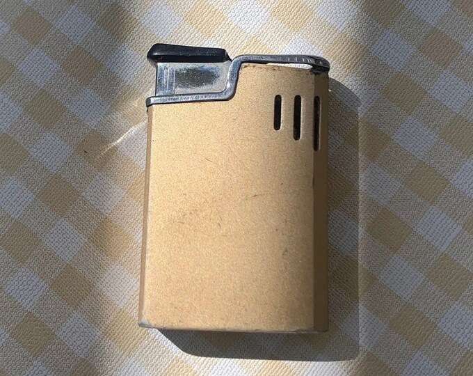 Colibri Electro Flame Pocket Lighter Made in Japan 70's * Sparks but ...