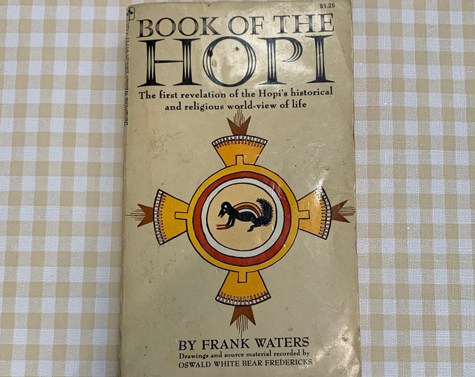 The Book of the Hopi Frank Waters 1969 Ballantine Books - Etsy