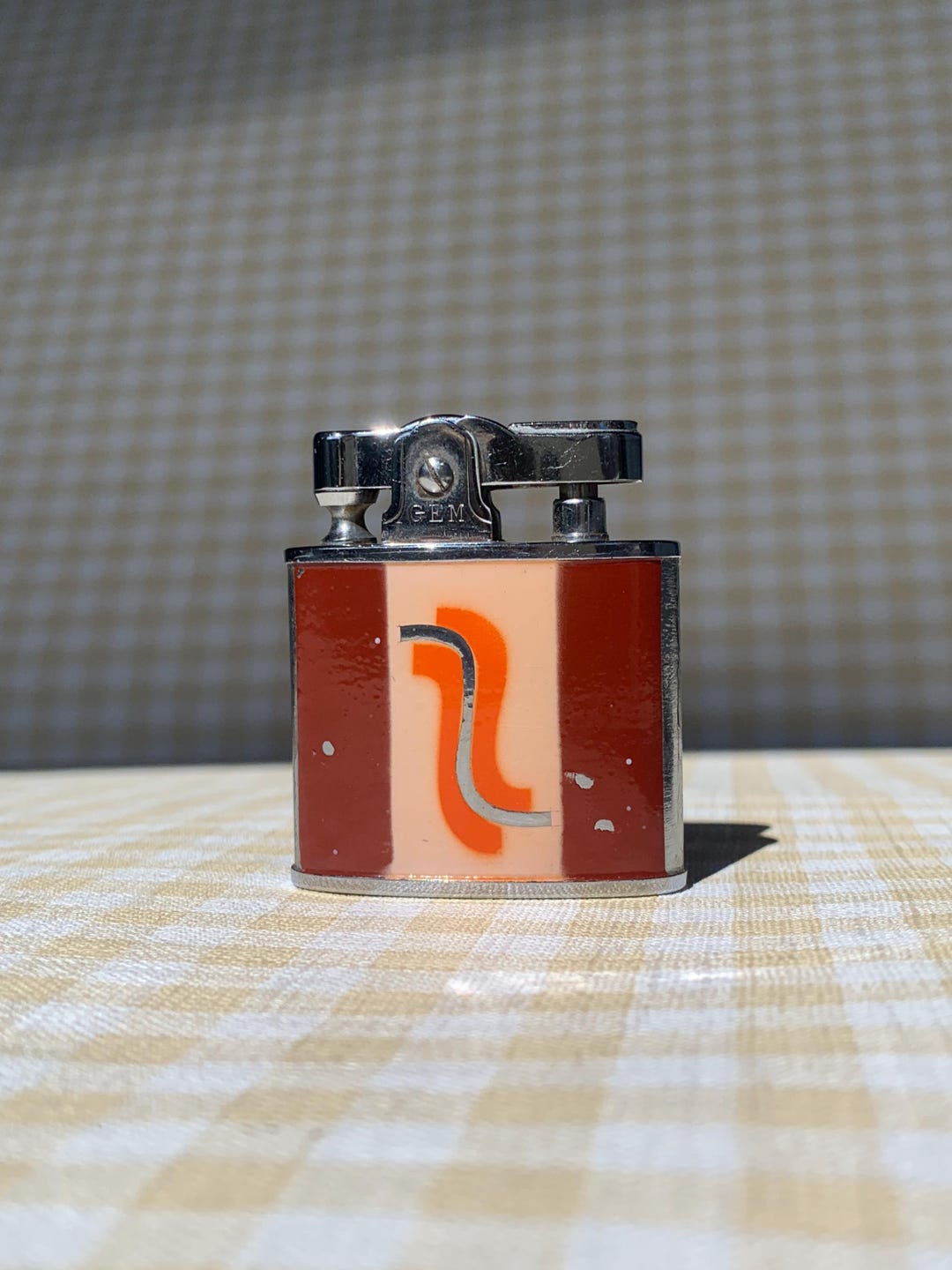 Working Vintage Lighter / Mid Century Modern / Gem / Wick + Flint ...