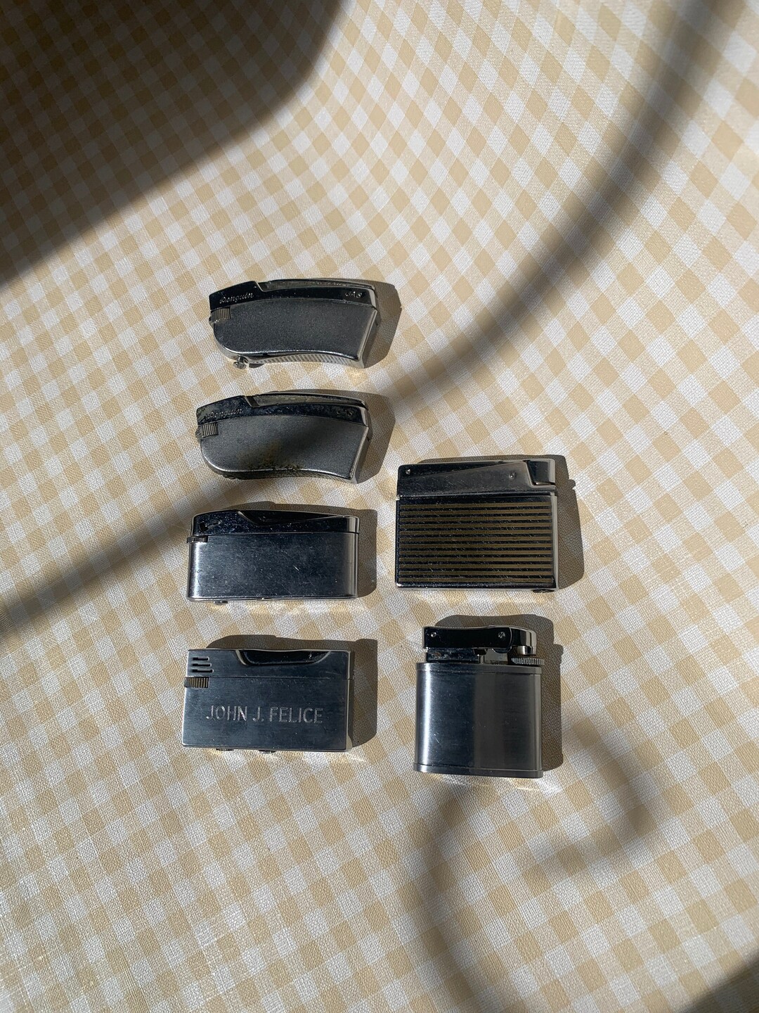 Six Non Functional Butane Lighters / 1950s 1980s / Penguin / Brother ...